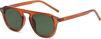 Generic Lunettes De Soleil Tendance For Hommes Et Femmes UV400, Lunettes De Soleil Quotidiennes For La Conduite Et La F&ecirc;te(Orange)