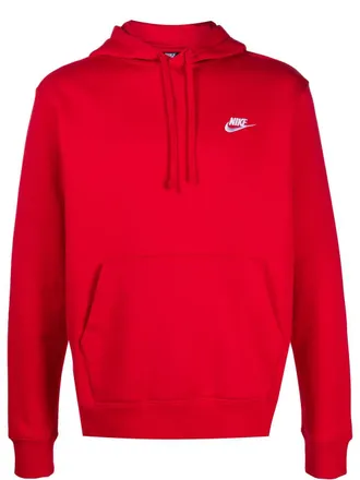 Nike sweat &agrave; capuche &agrave; logo brod&eacute; - Rouge