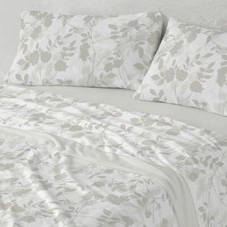 Burrito Blanco Burrito Blanco | Bettw&auml;sche aus Coralina-Stoff | Bett von 90 cm (+ verf&uuml;gbare Gr&ouml;&szlig;en) | Design 998 | Salbeifarben (90 x 190/200 cm)