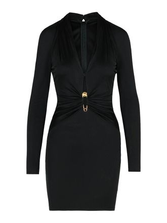 Versace Robe Au Genou - Noir