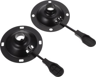 BESPORTBLE Sosoport 2 St&uuml;ck Teiliges Rundes Stuhluntergestell aus Verschlei&szlig;festem Robustes M&ouml;belzubeh&ouml;r f&uuml;r B&uuml;rost&uuml;hle und Esszimmer Ersatzteile f&uuml;r Drehbare un