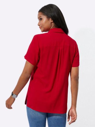 Witt Klassische Bluse Longbluse Kurzarm