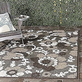 Safavieh Traditionell Teppich für Wohnzimmer, Esszimmer, Schlafzimmer - Cottage Collection, Kurzer Flor, Hellbraun und Braun, 160 X 231 cm