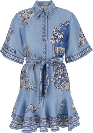 Alemais Femme, Robes, Bleu, Taille: 38 FR Villa Romantica Mini Dress