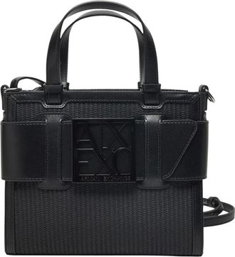 A|X Armani Exchange Femme, Sacs, Noir, Taille: ONE Size Shopping Bag