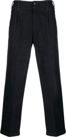 BRIGLIA 1949 Homme, Pantalons, Bleu, Taille: W47 Chino &agrave; Jambe Droite et Pli Creux