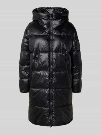 Blauer Steppmantel mit Zweiwege-Rei&szlig;verschluss Modell ARMORY