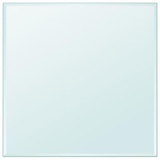 vidaXL Dessus de table carr&eacute; en verre tremp&eacute; 800 x 800 mm - Vidaxl