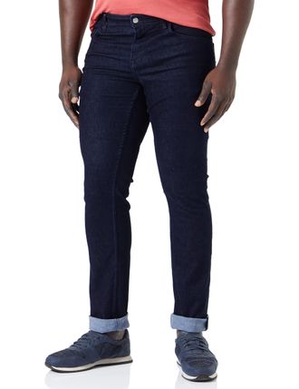 Tom Tailor Herren Adean Straight Jeans 1033667, 10120 - Used Dark Stone Blue Denim, 32W / 32L
