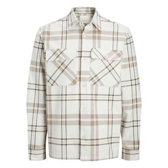 Jack & Jones Jprraymond Melange Check Overshirt Ls Sn