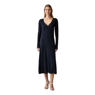 Pinko Pinko - Robe midi Ululato - Femme - Robes - Bleu - Taille: 40 FR