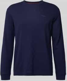 HUGO BOSS Regular Fit Langarmshirt aus Baumwoll-Mix Modell AUSTIN
