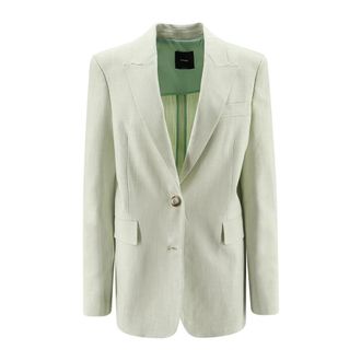 Pinko Pinko, Femme, Vestes, Vert, Taille: 40 FR Faith Blazer