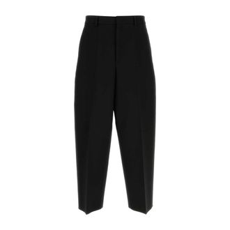 Valentino Garavani Homme, Pantalons, Noir, Taille: L Wool Pantalons