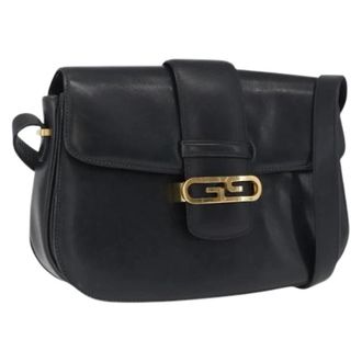 Gucci Pre-owned Leder Crossbody Bag - - Pre-owned - Damen - Blau - ONE SIZE