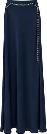 Liviana Conti Jupe Maxi - Femme - Jupes - Bleu - Taille: 40 FR