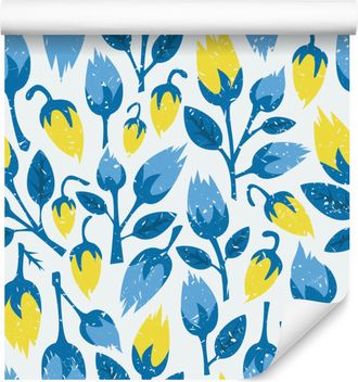 OEM Carta Da Parati Con Fiori Alla Moda In Stile Retr&ograve; Per Soggiorno E Camera Da Letto, 50x1000 Cm