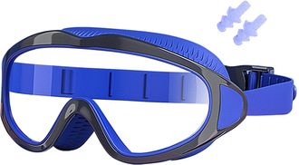 Generico Schwimmbrille | Taucherbrille mit wasserdichten Ohrstöpseln | UV-Schutz und luftdichte Passform für und Tauchen