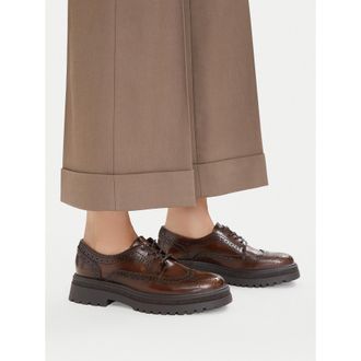 Tamaris Oxford Schuhe Tamaris 1-23619-45 Braun