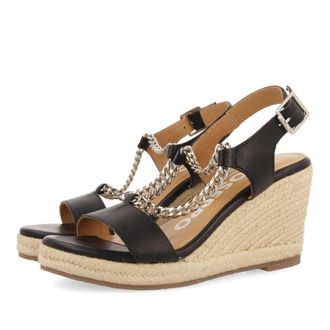 Gioseppo Damen Looze Keilsandale, Schwarz, 39 EU