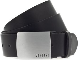 Mustang Jeans Classic Belt W100 Black - raccourcissable