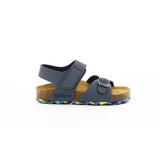 Kickers Sunkro, Sandales Gar&ccedil;on, Marine, 38