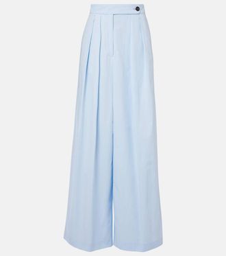 Dries Van Noten Weite Hose aus Baumwolle