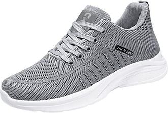 Generic Baskets pour homme - Chaussures de course - Amortissement des chocs - Maille respirante - Chaussures de course dext&eacute;rieur - Confortables - Couleur uni