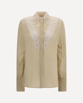 Fendi Georgette Shirt Female 40