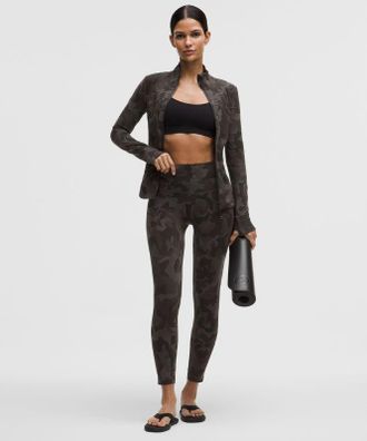 lululemon Align No Line Hose mit hohem Bund f&uuml;r Frauen - 64 cm - Camo - Gr&ouml;&szlig;e 10