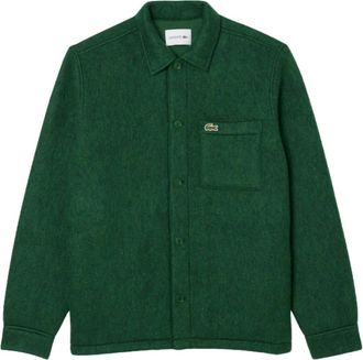 Lacoste Homme, Vestes, Vert, Taille: M Camicia M/L Overshirt