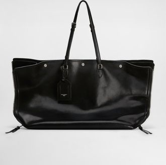 Dolce & Gabbana Atene Calfskin Shopping Bag - Mann Shopper Schwarz Onesize