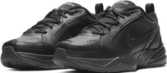 Nike Trainingsschuh NIKE NIKE AIR MONARCH IV, Herren, Gr. 42,5, schwarz (schwarz, schwarz), Leder, Synthetik, Textil, Schuhe, Topseller