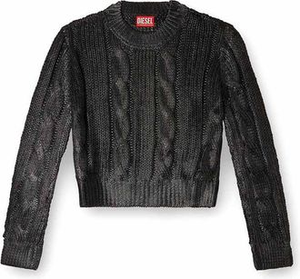 Diesel Pull Col Rond - Marron Clair