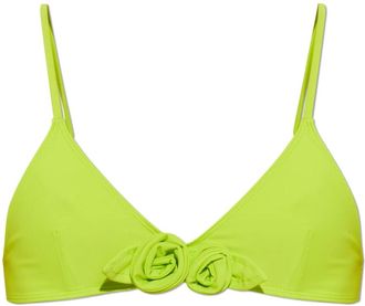 Coperni Femme, Maillots de bain, Vert, Taille: 38 FR Haut de bikini fleur