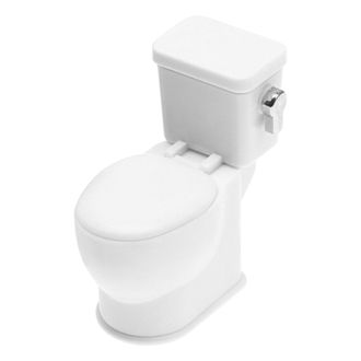 Generic Winzige sp&uuml;lbare Toilettenpuppen - Puppenhaus-Badezimmer-Zubeh&ouml;r, meni-Toiletten-Armaturen-Puppenhaus | Winzige Toilettensch&uuml;ssel, Puppenhaus-Dekorati