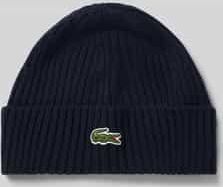 Lacoste M&uuml;tze aus reiner Wolle