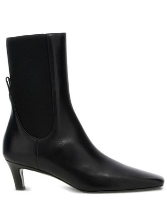 Toteme bottines en cuir 50 mm - Noir