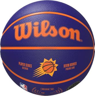 Wilson NBA Player Icon Devin Booker Mini Ball WZ4019801XB, Unisex basketballs, Purple, 3 EU