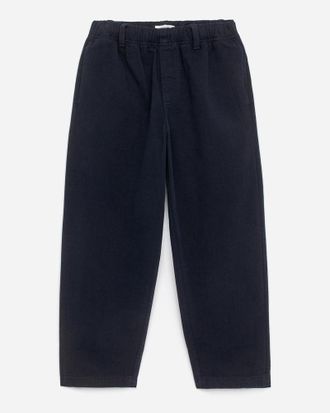 Arket Baumwoll-Chino Mit Schmal Zulaufendem Bein -Blau