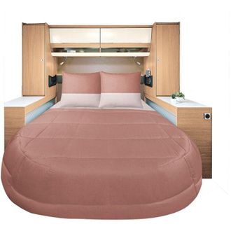 Incasa Prêt à Dormir All Seasons Lyocell Et Percale Terracota 150 X 200 Cm Lit Central - Incasa