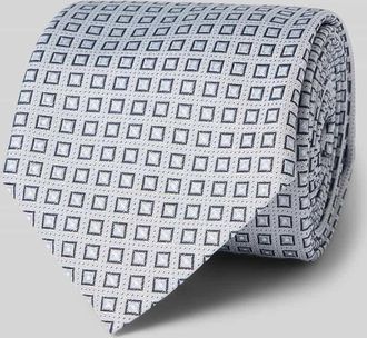 HUGO BOSS Krawatte aus Seide-Mix mit Allover-Muster