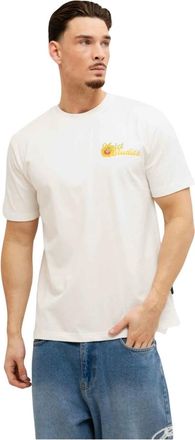 XPLCT Studios Xplct Studios, Homme, Tops, Blanc, Taille: XL Flowers T-Shirt