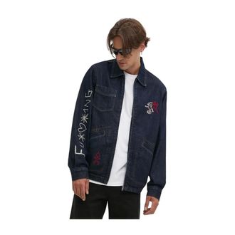 Desigual Homme, Vestes, Bleu, Taille: L Aaron Denim Jacket