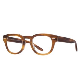 Barton Perreira unisex, Accessoires, Brun, Taille: 48 MM Lunettes Demarco Havana Rondes