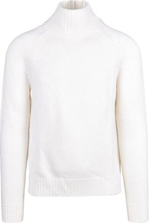 Eleventy Homme, Pulls, Blanc, Taille: M Maglione Turtleneck