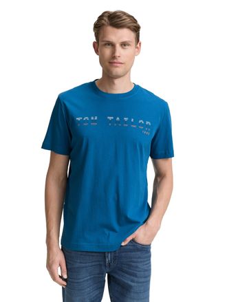Tom Tailor Herren 1046793 T-Shirt, 28857 - Blue Petrol, L EU