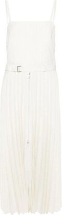 sacai Femme, Robes, Beige, Taille: 38 FR Midi Robes