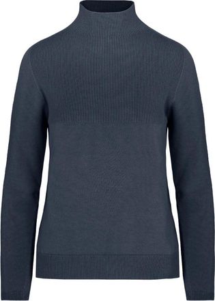 Bomboogie Femme, Pulls, Bleu, Taille: 38 FR Pull Seamless avec Col Roul&eacute;