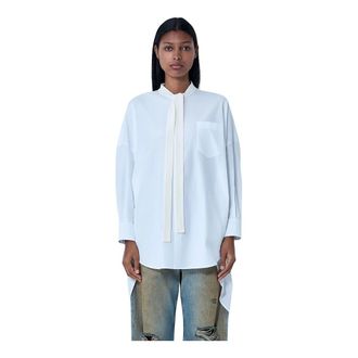 Marni Baumwoll Button-Down Hemd - - Blouses & Shirts - Damen - Wei&szlig; - M